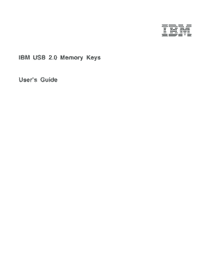 Fillable Online IBM USB 2.0 Memory Keys User's Guide - Lenovo Fax Email ...