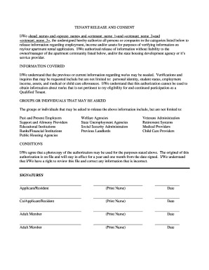 Fillable Online Verification - General Release Form Fax Email Print ...