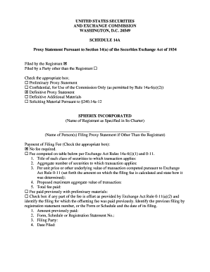 Fillable Online : Definitive Proxy Statement Fax Email Print - pdfFiller