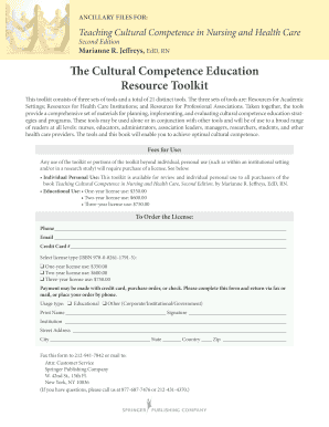 Fillable Online Cultural Competence Toolkit, Complete Sample Version ...