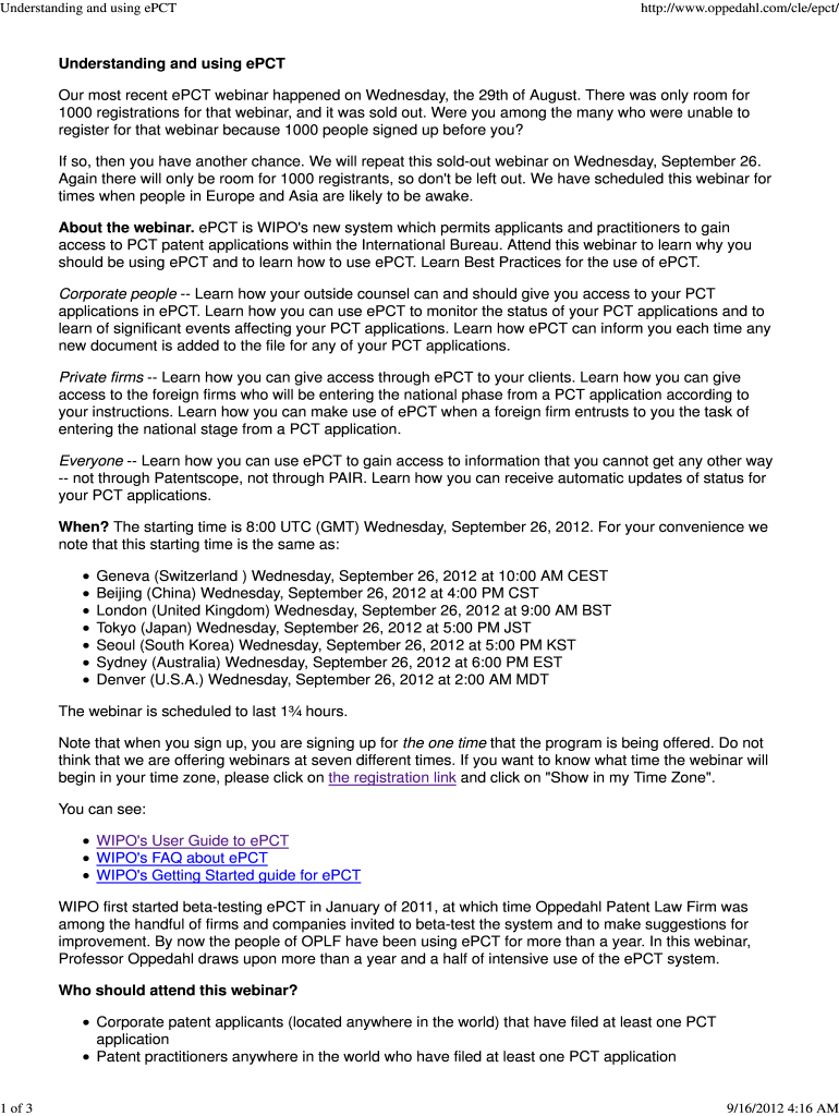 Fillable Online Understanding and using ePCT - Oppedahl Patent Law Firm ...