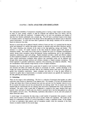 Fillable Online CHAPTER 3 DATA ANALYSIS AND SIMULATION Fax Email Print - pdfFiller