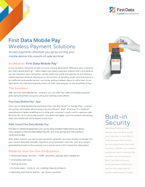Fillable Online Wireless Payment Solutions Fax Email Print - pdfFiller
