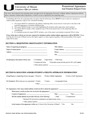 Fillable Online Appearance Request Form Fax Email Print - pdfFiller