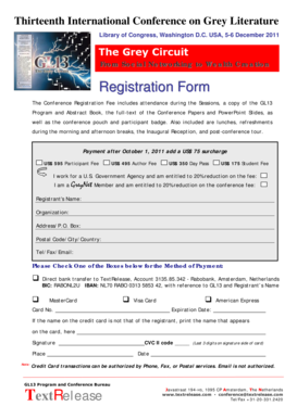 Fillable Online GL13 Registration Form.doc Fax Email Print - pdfFiller