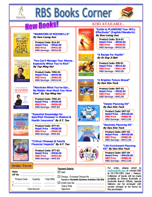 Fillable Online RBS Books Flyer Apr07pdf - Rockwills Corporation Sdn Bhd Fax Email Print - pdfFiller