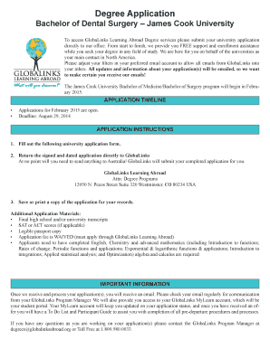 Fillable Online Degree Application - Degrees Abroad Fax Email Print - pdfFiller