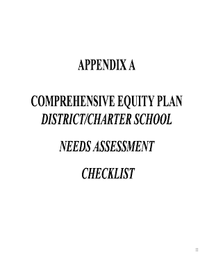 Fillable Online COMPREHENSIVE EQUITY PLAN Fax Email Print - pdfFiller