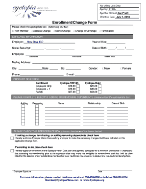 Enrollment Forms | pdfFiller