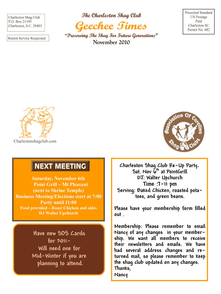 Fillable Online Geechee Times Fax Email Print - pdfFiller