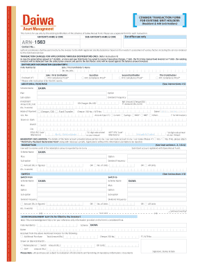 Fillable Online FOR EXISTING UNIT HOLDERS Fax Email Print - pdfFiller