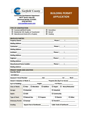 Fillable Online Manufactured home building permit application checklist ...