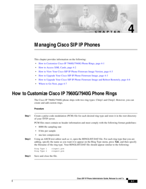 Fillable Online Chapter 4, Managing Cisco SIP IP Phones, Fax Email ...