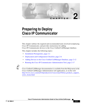 Fillable Online 2 Preparing to Deploy Cisco IP Communicator Fax Email Print - pdfFiller