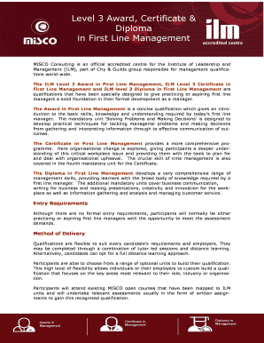 Fillable Online in First Line Management Fax Email Print - pdfFiller