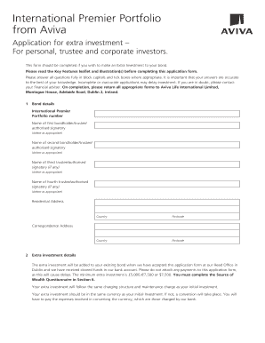Fillable Online from Aviva Fax Email Print - pdfFiller