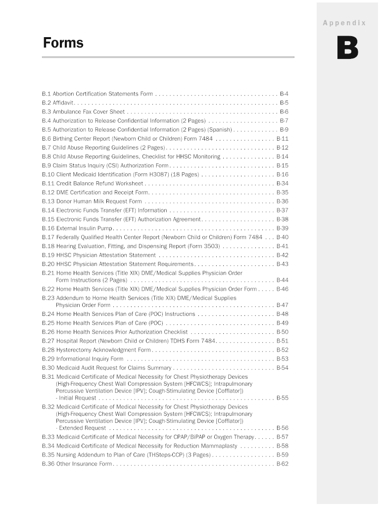 Fillable Online Appendix B Fax Email Print - pdfFiller