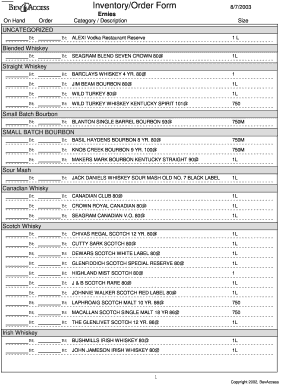 Fillable Online Bt ALEXI Vodka Restaurant Reserve Fax Email Print ...