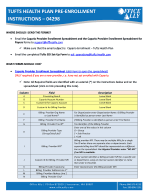 Fillable Online TUFTS HEALTH PLAN PRE Fax Email Print - pdfFiller