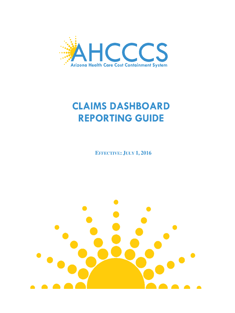 Fillable Online CLAIMS DASHBOARD Fax Email Print - pdfFiller