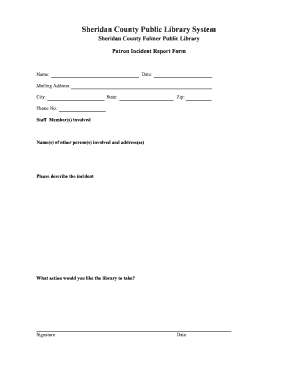 Fillable Online sheridanwyolibrary Sheridan County Public Library ...