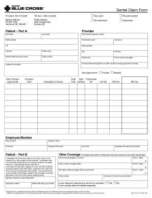 Fillable Online How to Fill in this Dental Claim Form Fax Email Print ...