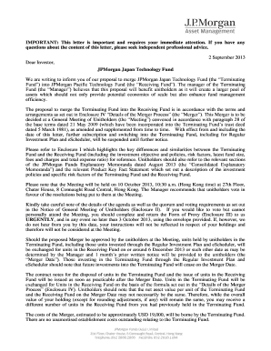 Fillable Online IMPORTANT This letter is important and requires your ...