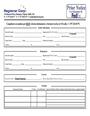 Fillable Online Italian Invoice Fax Email Print - pdfFiller