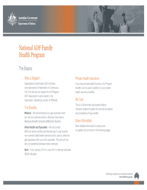 Fillable Online National ADF Family Fax Email Print - pdfFiller