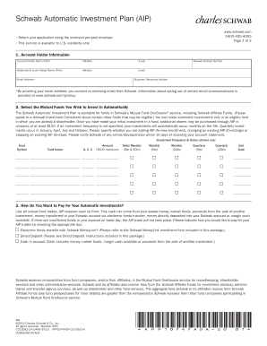 Fillable Online Automatic Investment Plan and MoneyLink Electronic ...