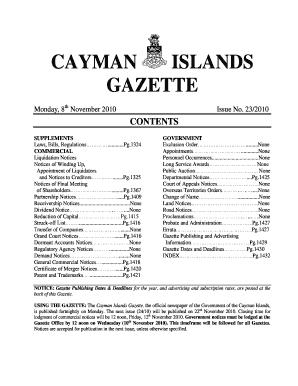 Fillable Online CAYMAN Fax Email Print - pdfFiller