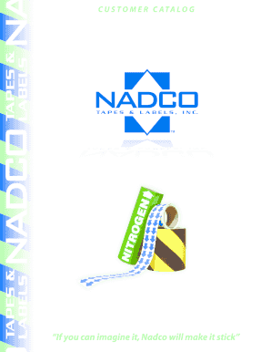 Fillable Online NADCO Tapes and Labels, Inc Fax Email Print - pdfFiller