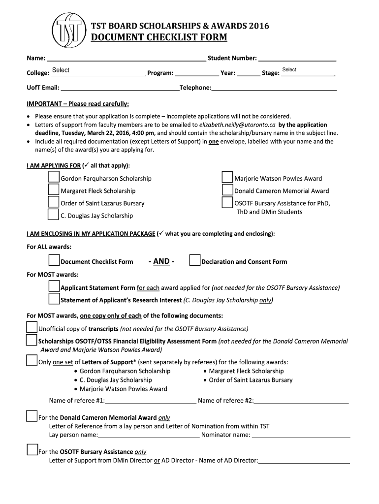 Fillable Online tst name(s)oftheaward(s)youareapplyingfor Fax Email ...