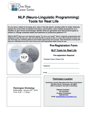 Fillable Online NLP Neuro-Linguistic Programming Tools for Real Life ...