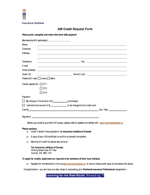 Fillable Online documents insuranceinstitute AIB Credit Transfer Form ...