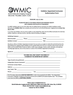 Fillable Online wmis WMIC 2016 EAC Authorization Form - wmis Fax Email ...