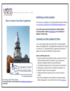 Fillable Online Identifying your State Legislator Fax Email Print ...