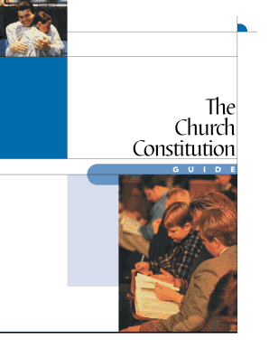 Fillable Online church-planting The Church Constitution Guide ...
