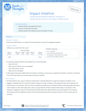 Fillable Online Impact timeline Fax Email Print - pdfFiller