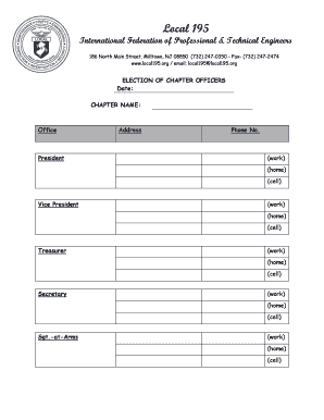 Local 195 - Fill Online, Printable, Fillable, Blank | pdfFiller