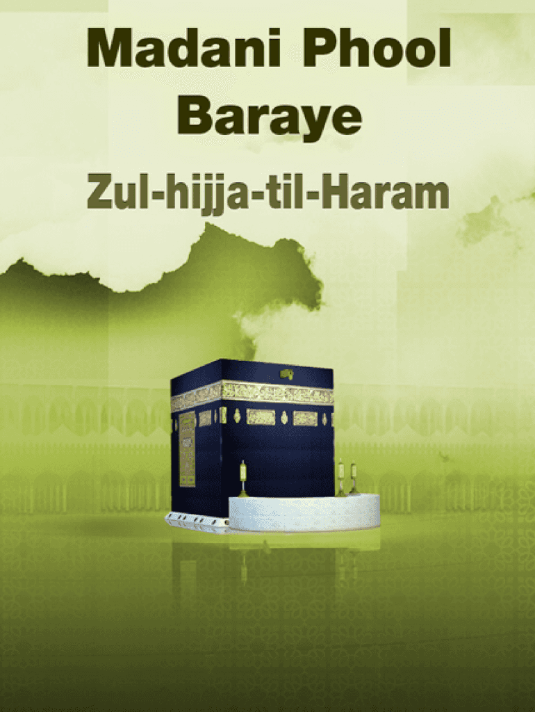 Fillable Online Madani Phool Baraye Zul-Hijja-til-Haram Madani Phool ...