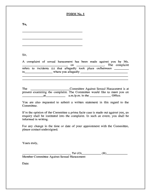 Fillable Online cidc FORM No 1 To - cidcin Fax Email Print - pdfFiller