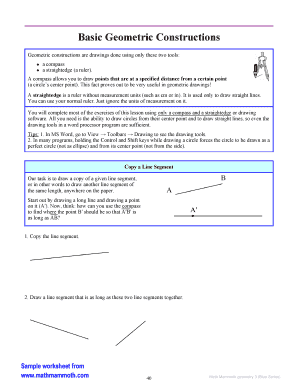 Fillable Online Basic Geometric Constructions - Math Mammoth Fax Email ...