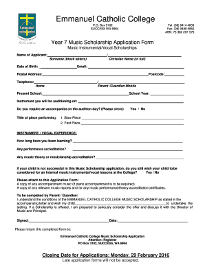 Fillable Online Aboriginal Scholarship Fax Email Print - pdfFiller