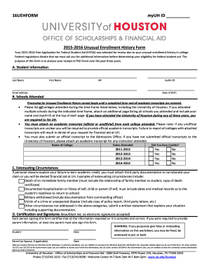 Fillable Online ssl uh 16UEHFORM myUH ID - ssluhedu Fax Email Print ...
