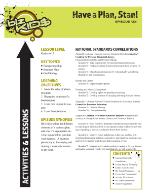 Fillable Online Have a Plan, Stan Fax Email Print - pdfFiller