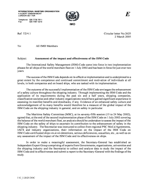 Fillable Online imo amsa gov INTERNATIONAL MARITIME ORGANIZATION 4 ...