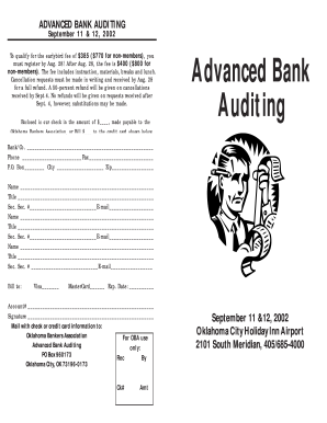 Fillable Online 02 Basics of Bank Auditing 02 Basics of Bank Auditing ...