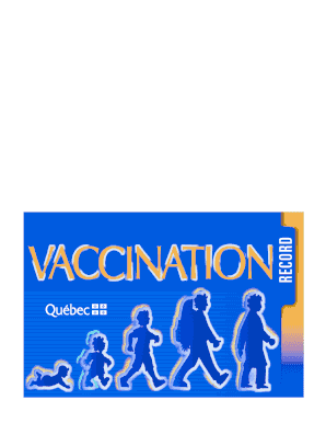 Fillable Online agencesss04 qc Vaccination Record vaccination ...