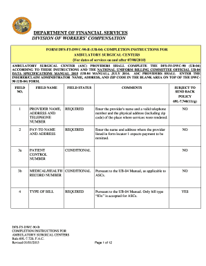 Fillable Online BFormb DFS-F5-DWC-90-B Instructions Rev 010115 ...